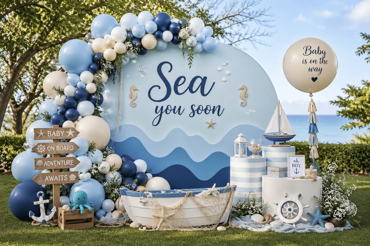 17+ Sea You Soon Baby Shower Ideas That Feel Like a Coastal Escape ...